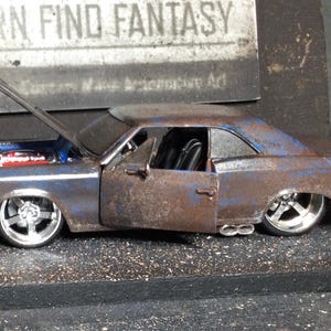 Barn Find 1966 Chevy Chevelle SS Rat Rod Model, Custom Made, Rusty ...