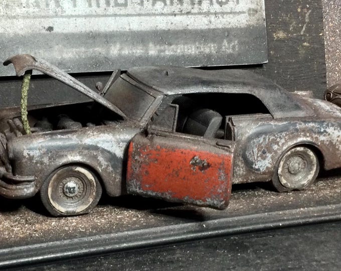 Barn Find 1953 Packard Caribbean Model Car, Custom Made, Rusty ...