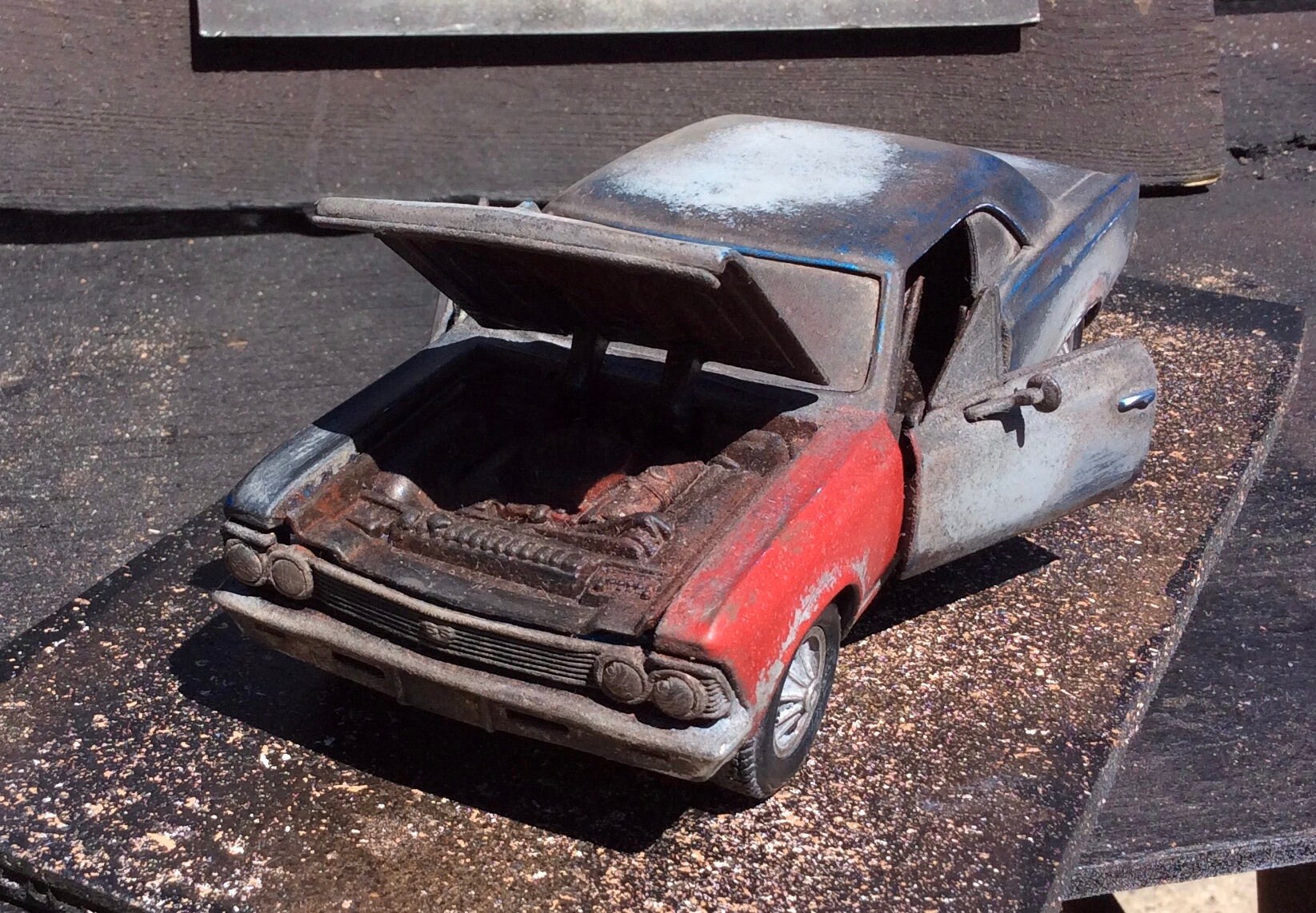 Barn Find 1966 Chevy Chevelle SS Die Cast Model, Custom Made, Rusty ...