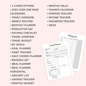 Printable Life Planner, Undated Life Planner, Printable Planner Bundle ...
