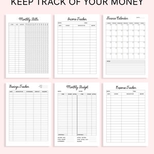 Printable Life Planner, Undated Life Planner, Printable Planner Bundle ...