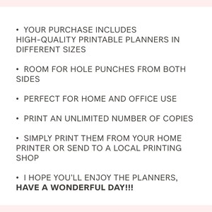 Printable Life Planner, Undated Life Planner, Printable Planner Bundle ...