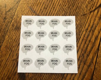Brain Fog Stickers - Etsy
