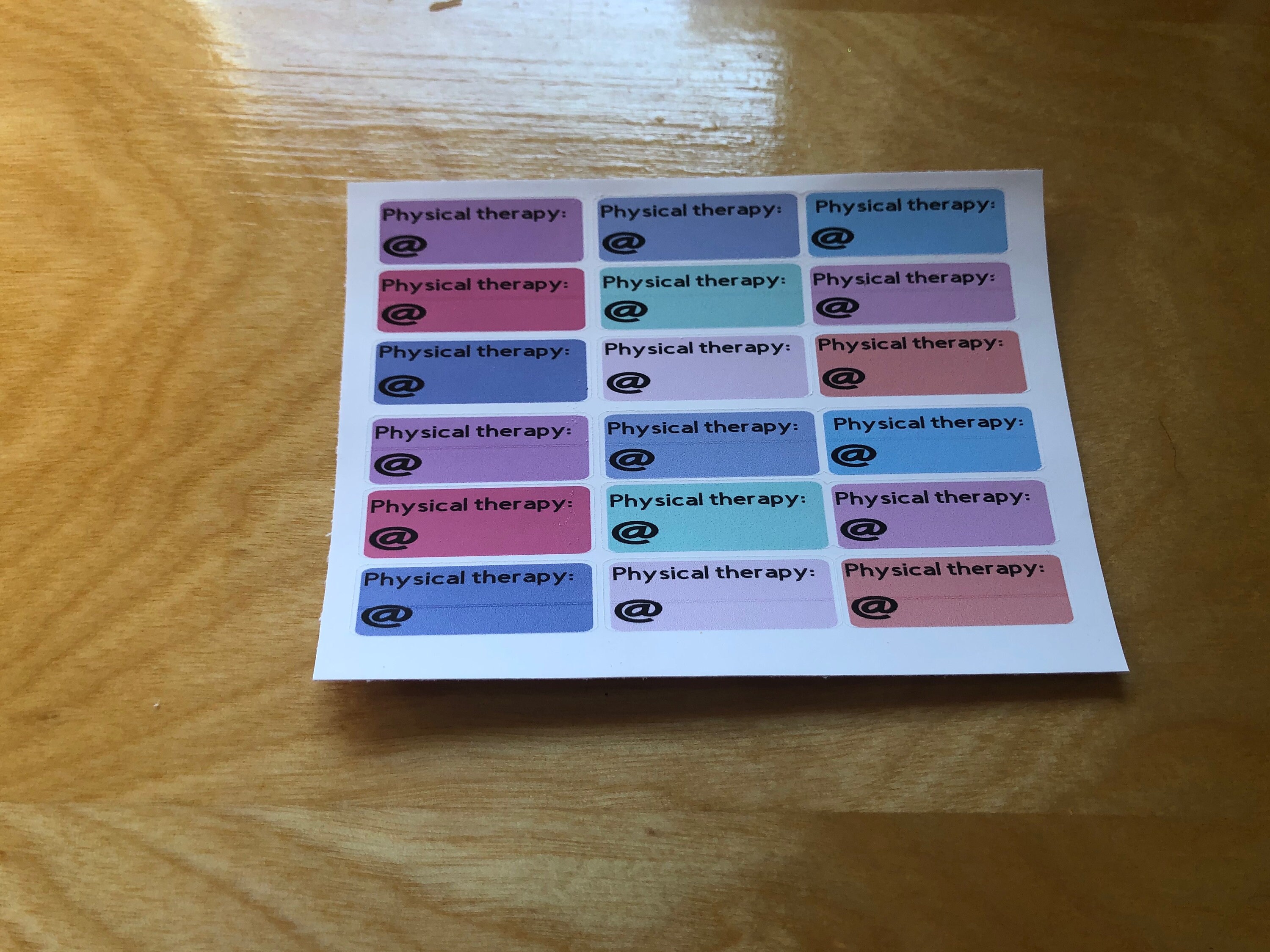 Physical Therapy Reminder - Etsy