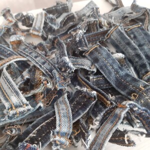 100 Pieces Set Denim Belt Loops Recycled Jeans Loops 100 - Etsy