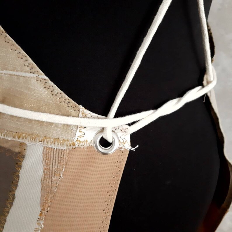 Denim Patchwork Apron for Garden or Workshop Handmade From - Etsy