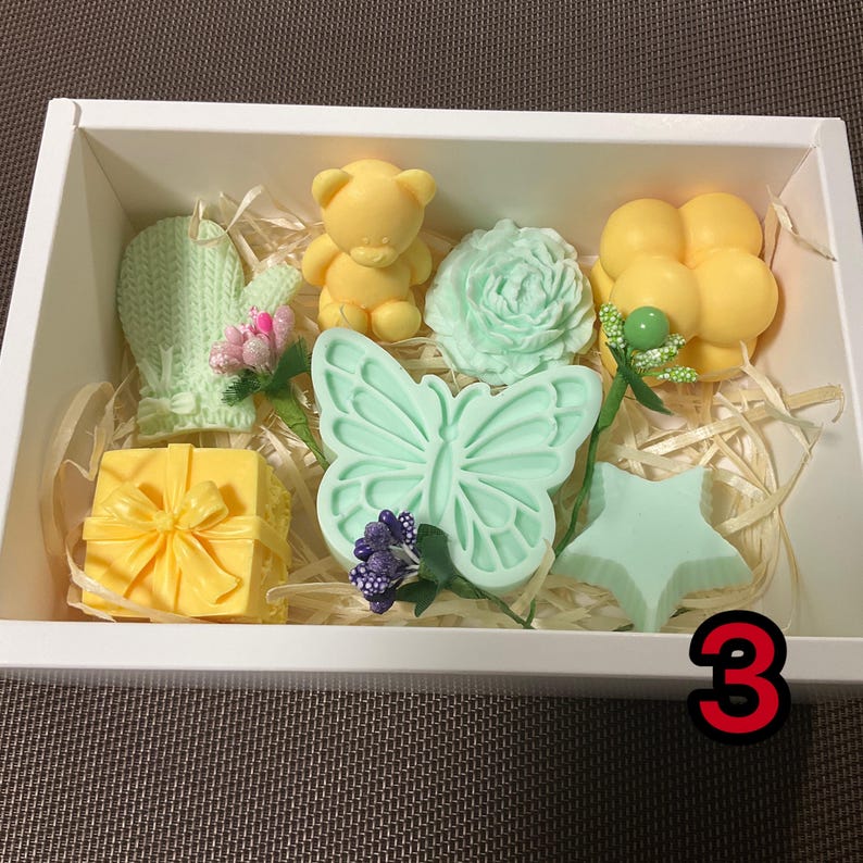 Handmade Set Bar Soap, Scented Soap Made From Natural Products ...