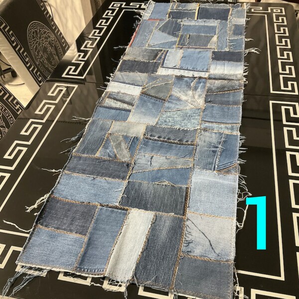 Denim Patchwork - Etsy