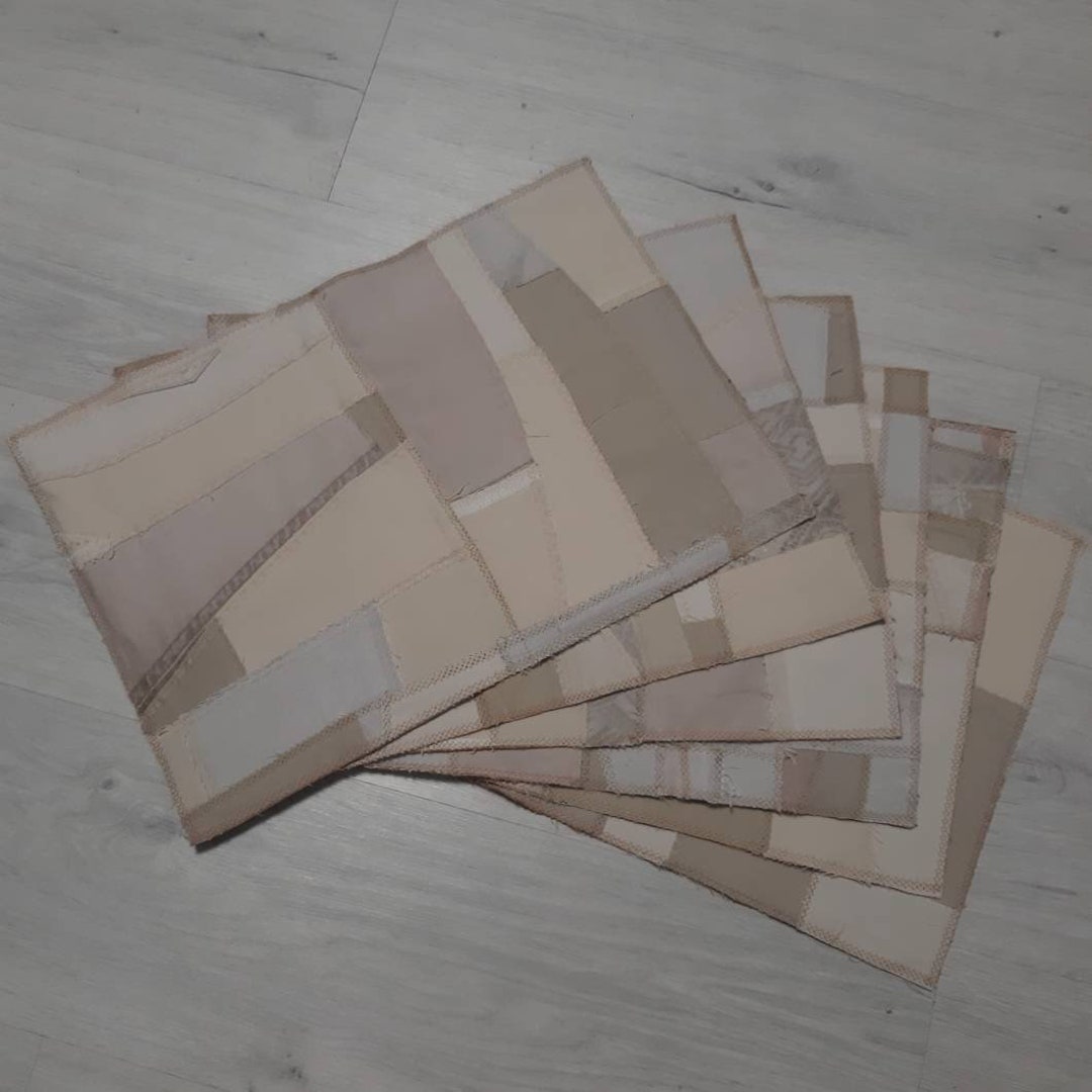 Napperons rustiques en patchwork de denim table de service de - Etsy France