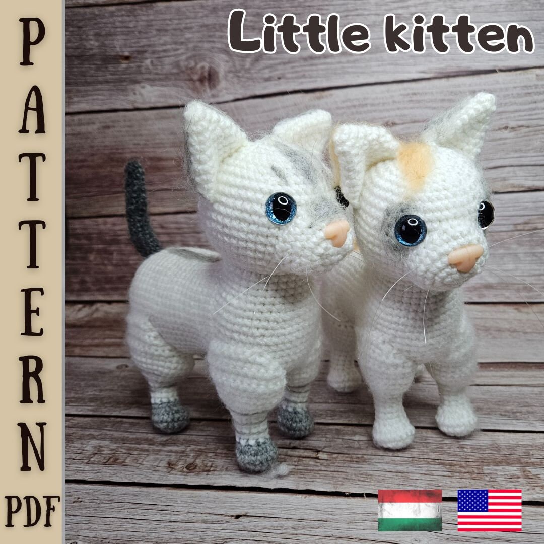 Little Kitten Crochet Pattern - Etsy