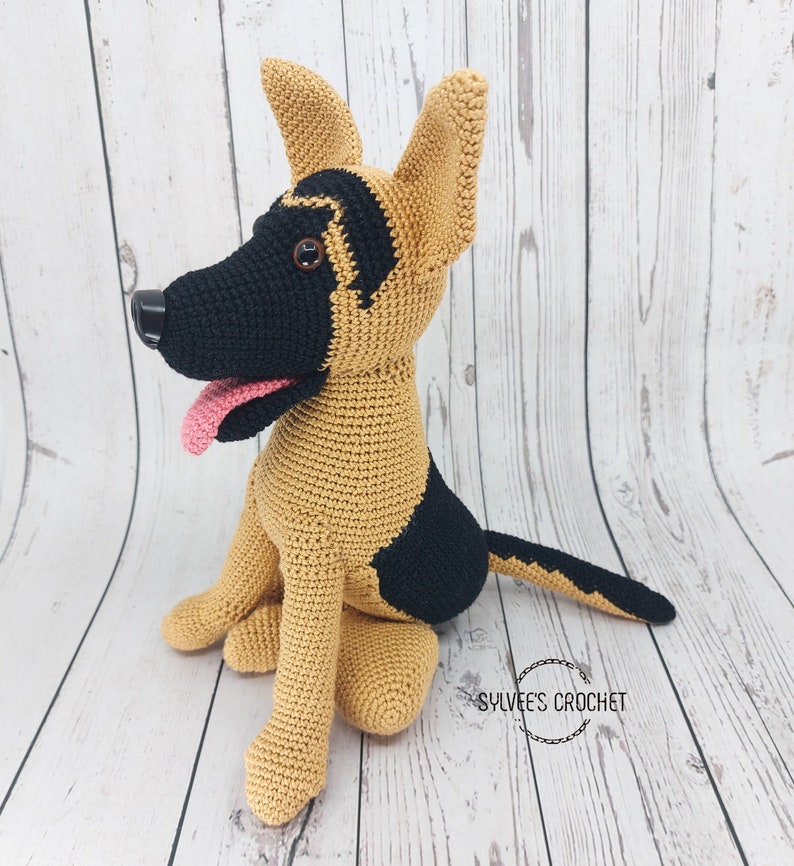 Kajla the German Shepherd Crochet Pattern - Etsy