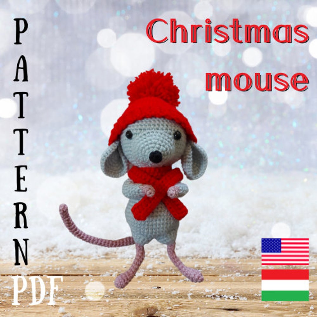 Christmas Mouse Crochet Pattern - Etsy