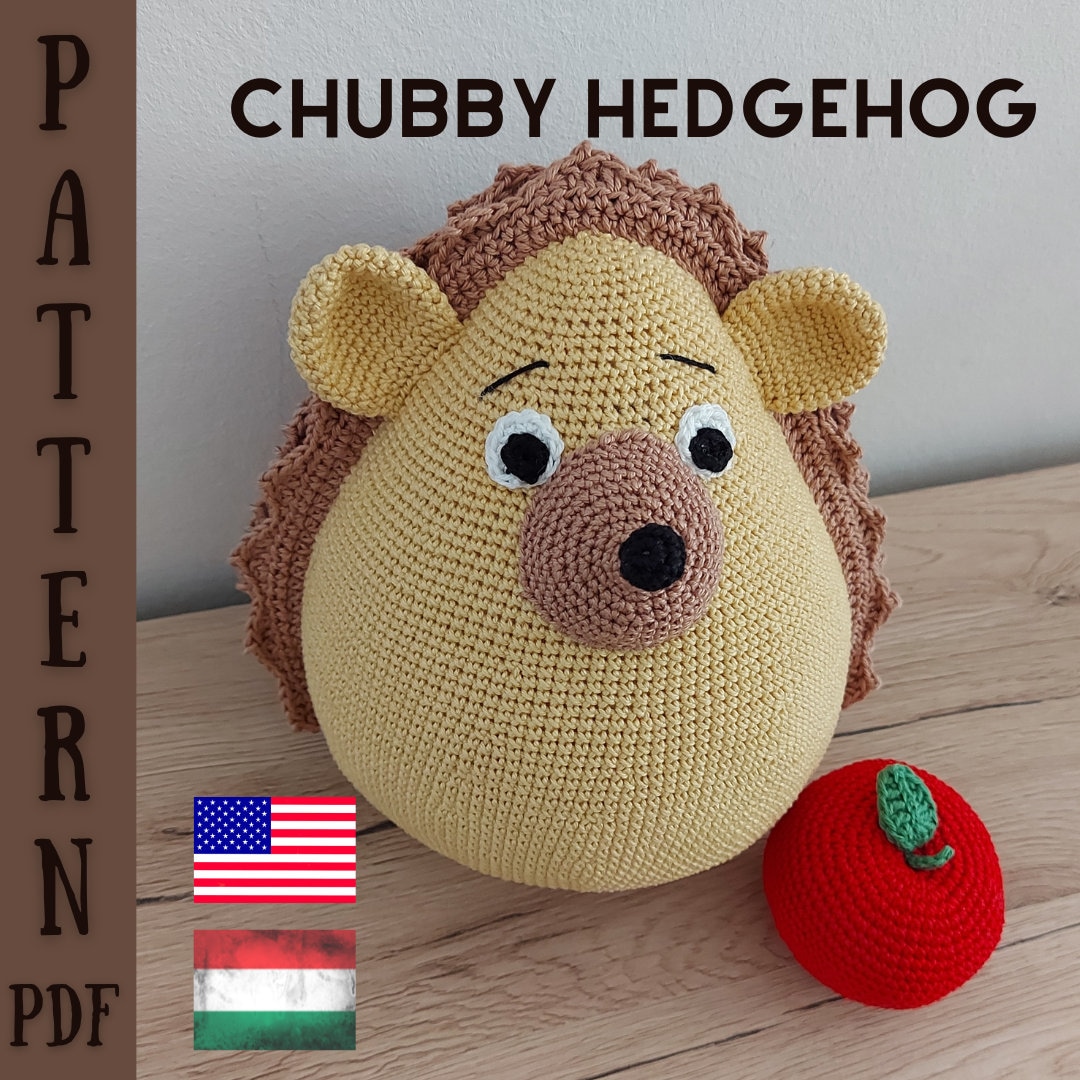 Chubby Hedgehog Crochet Pattern - Etsy