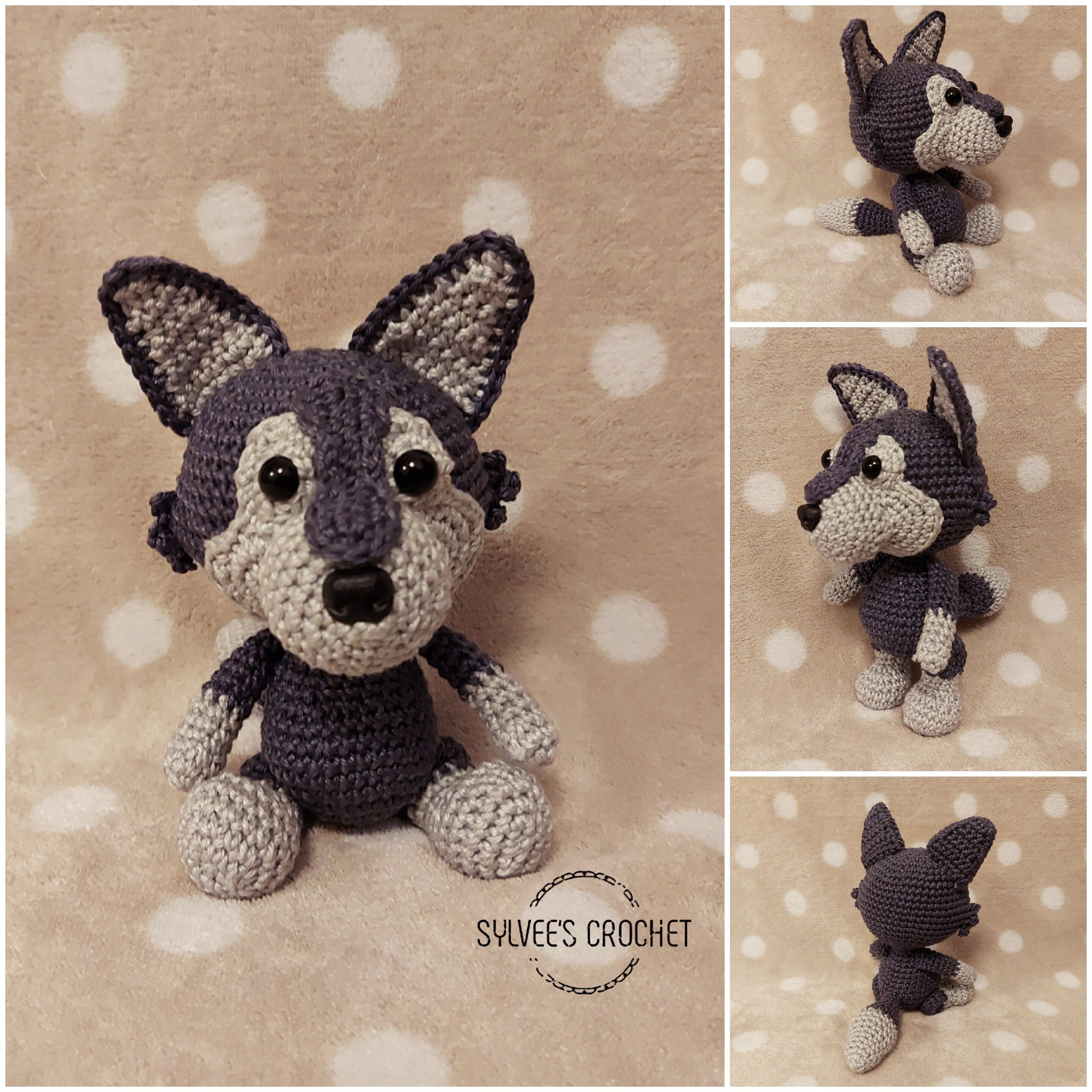 Luna, the Wolf Crochet Pattern - Etsy