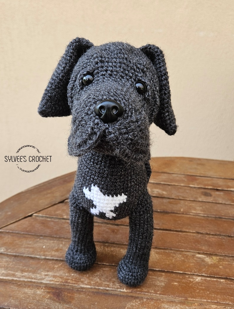 Cane Corso Dog Crochet Pattern - Etsy