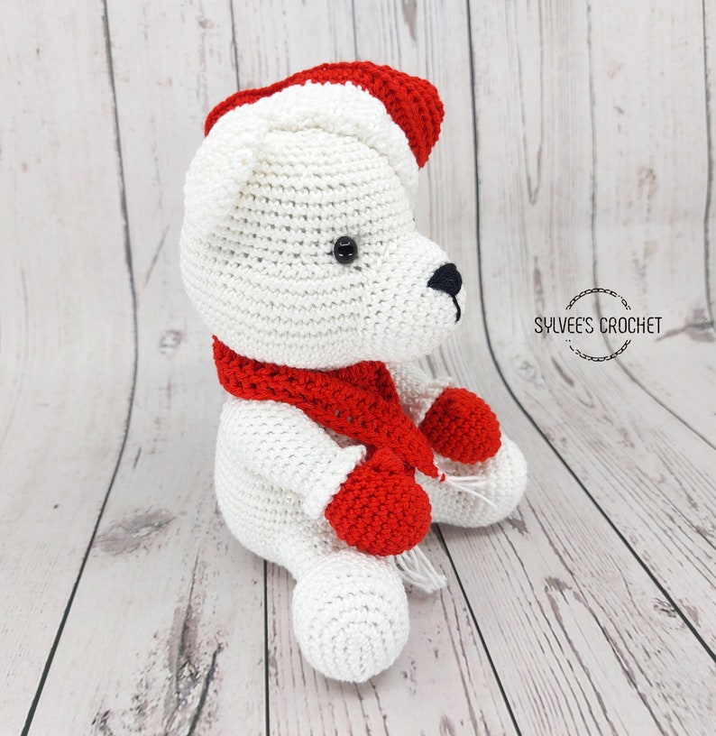 Snowball the Polar Bear Crochet Pattern - Etsy