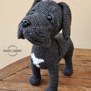 Cane Corso Dog Crochet Pattern - Etsy
