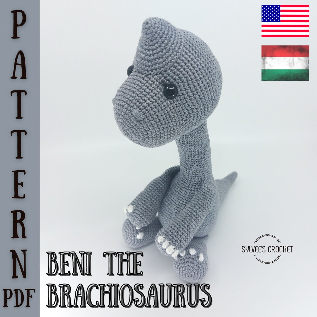 Beni the Brachiosaurus Crochet Pattern - Etsy