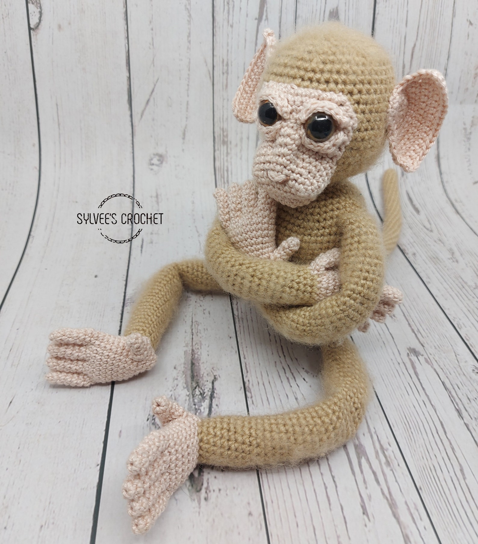Baby Monkey Crochet Pattern - Etsy