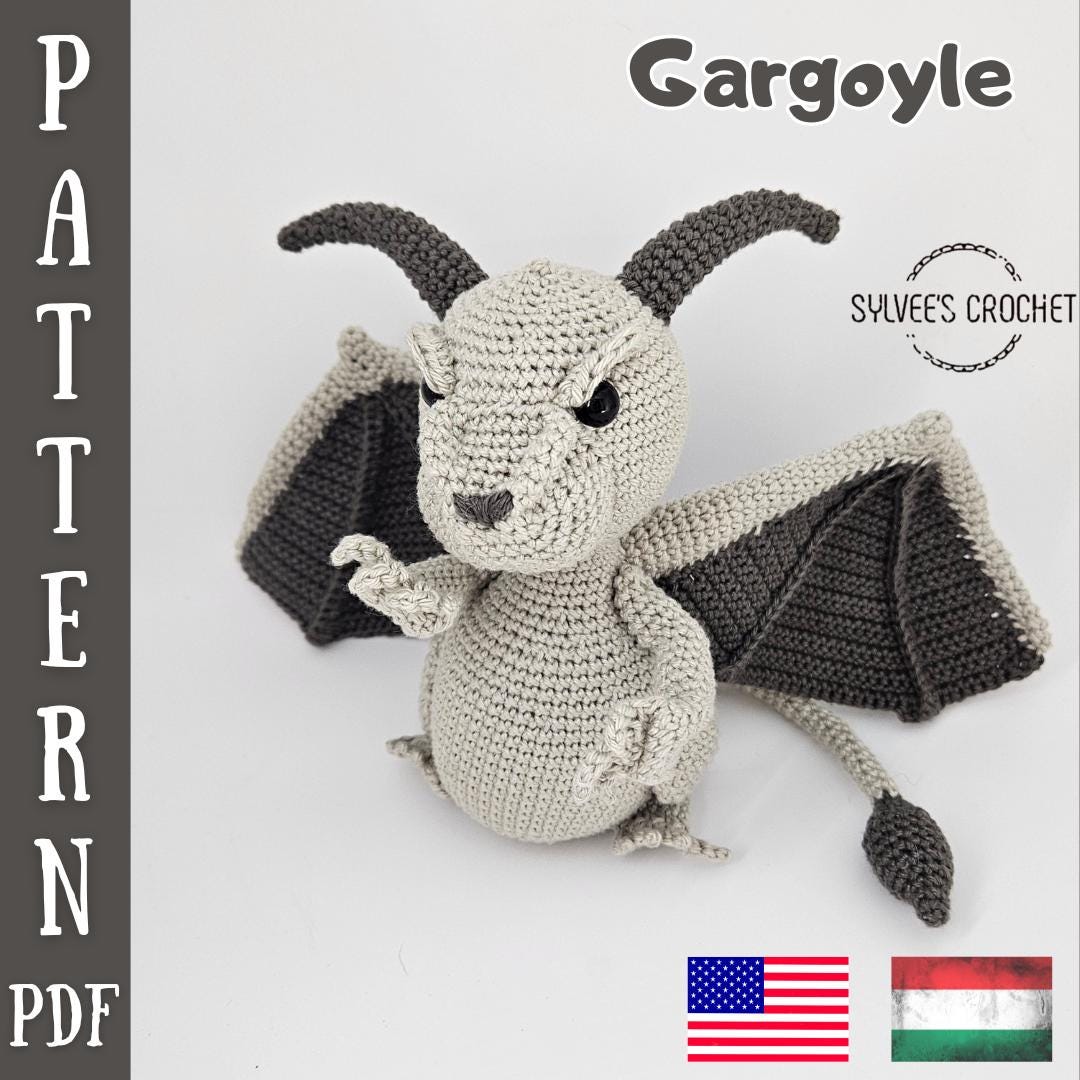 Gargoyle Crochet Pattern - Etsy