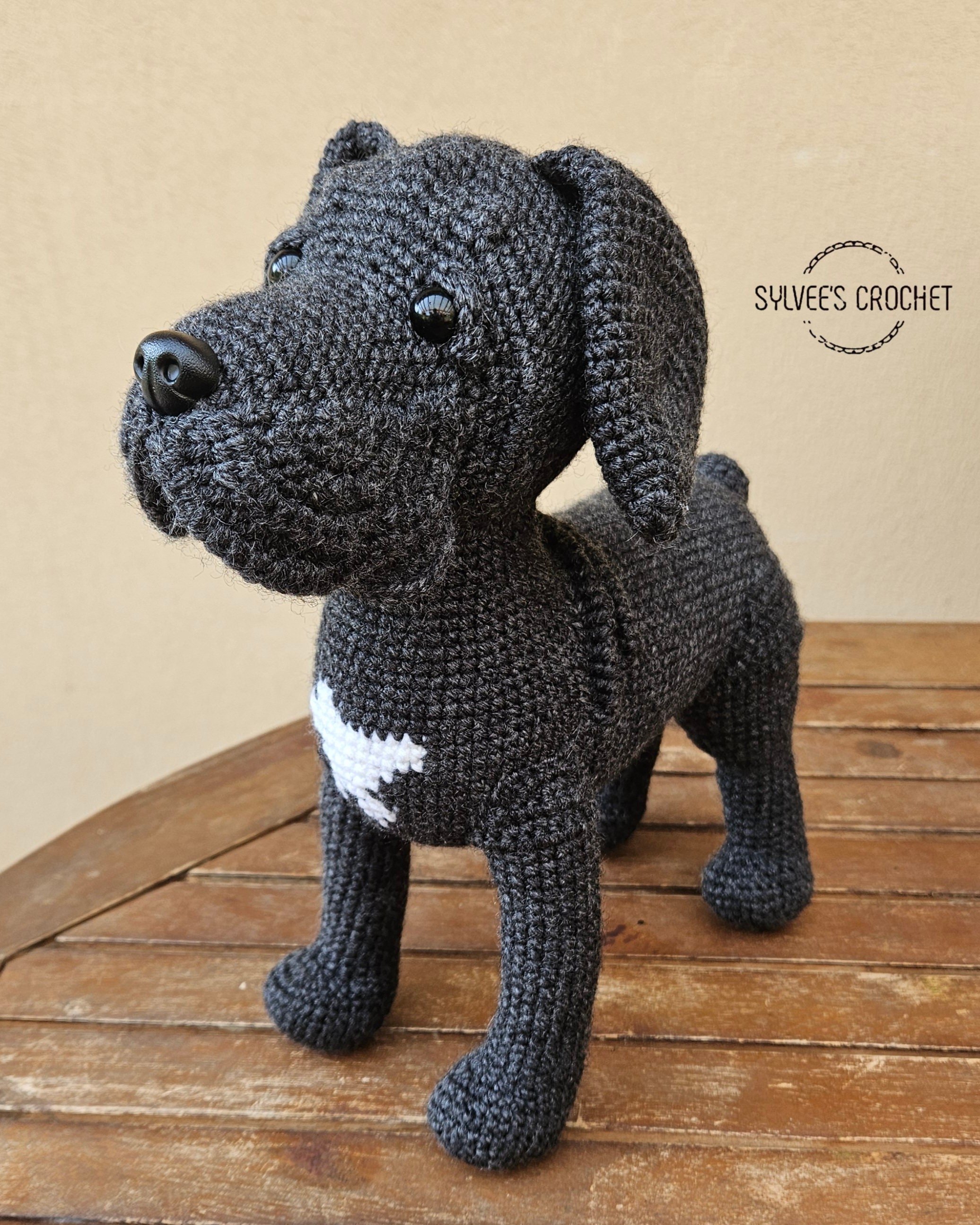 Cane Corso Dog Crochet Pattern - Etsy