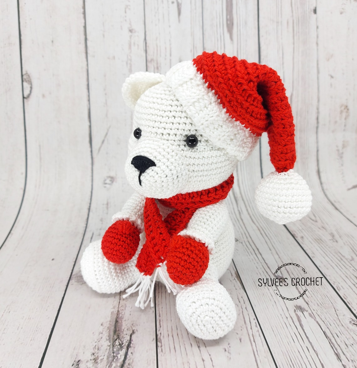 Snowball the Polar Bear Crochet Pattern - Etsy