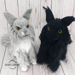 Maine Coon Cat Crochet Pattern - Etsy