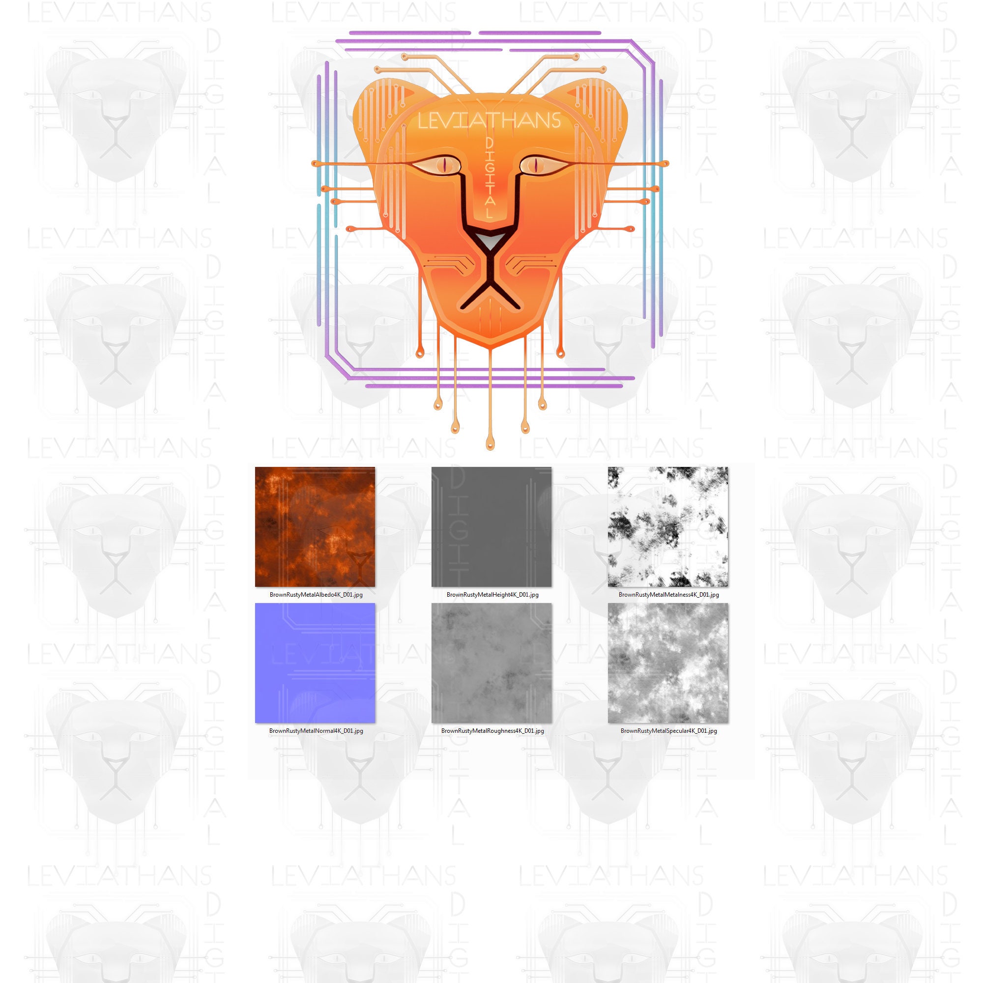 4K PBR Seamless Rusty Metal Texture Set 3 - Etsy