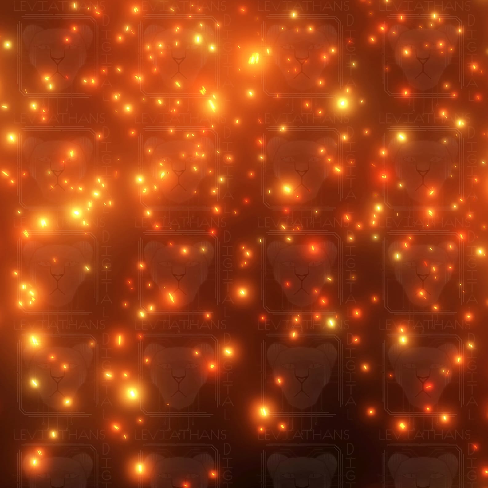 Bright Orange Glowing Falling Drifting Embers Digital Overlays - Etsy