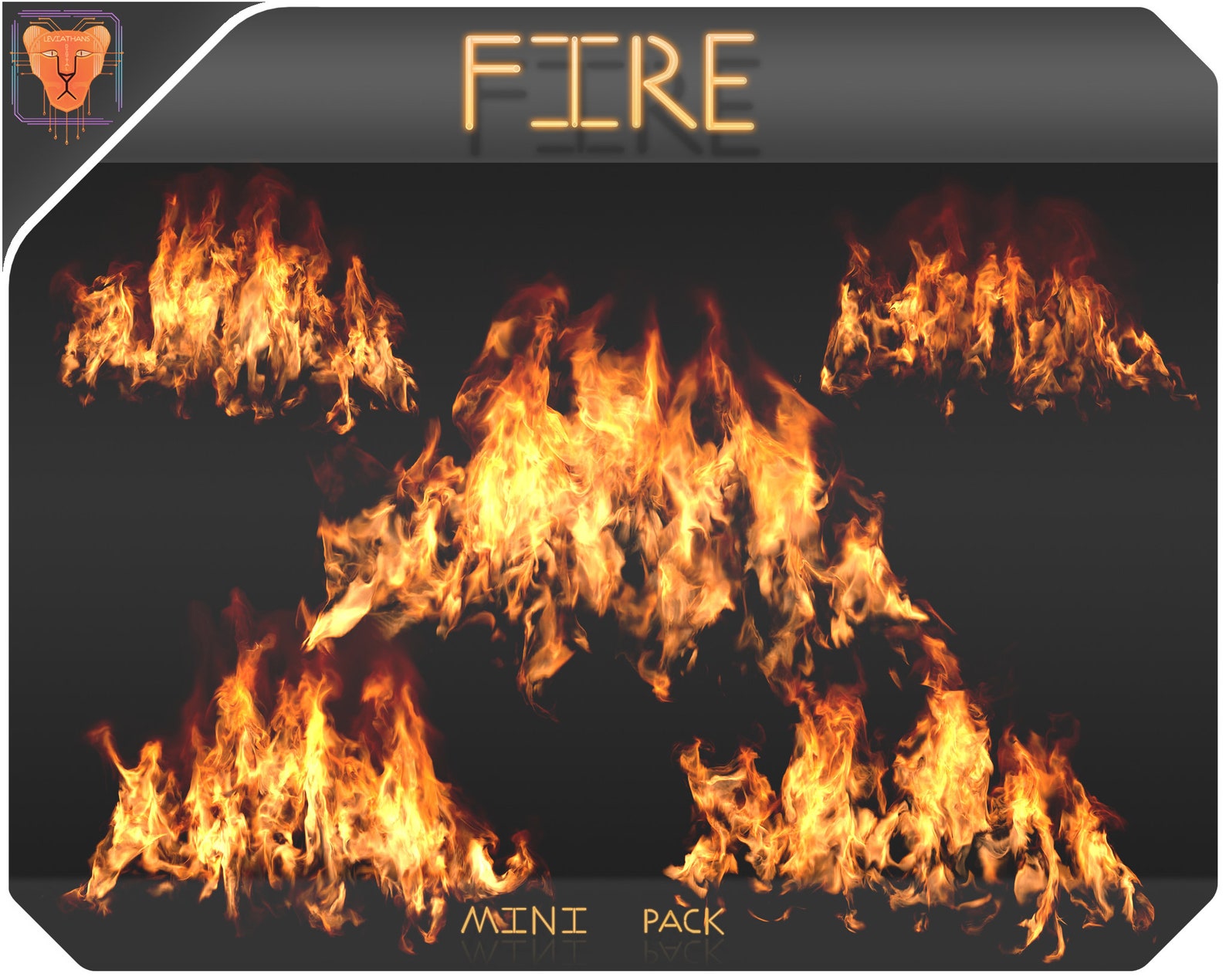 Six Realistic Rendered Fire JPEG Digital Overlays Mini Pack 4K - Etsy