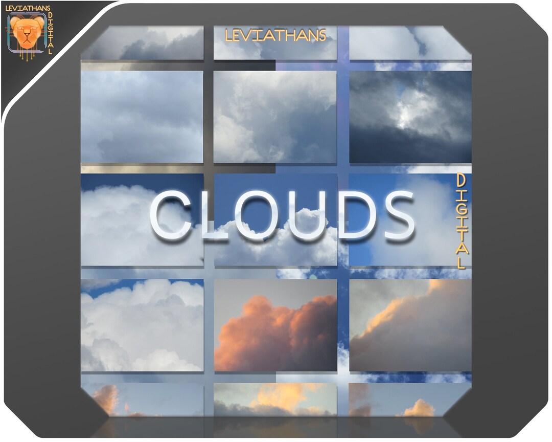 54 Cloud Stock Backdrop Photos Variety Mix Collection - Etsy