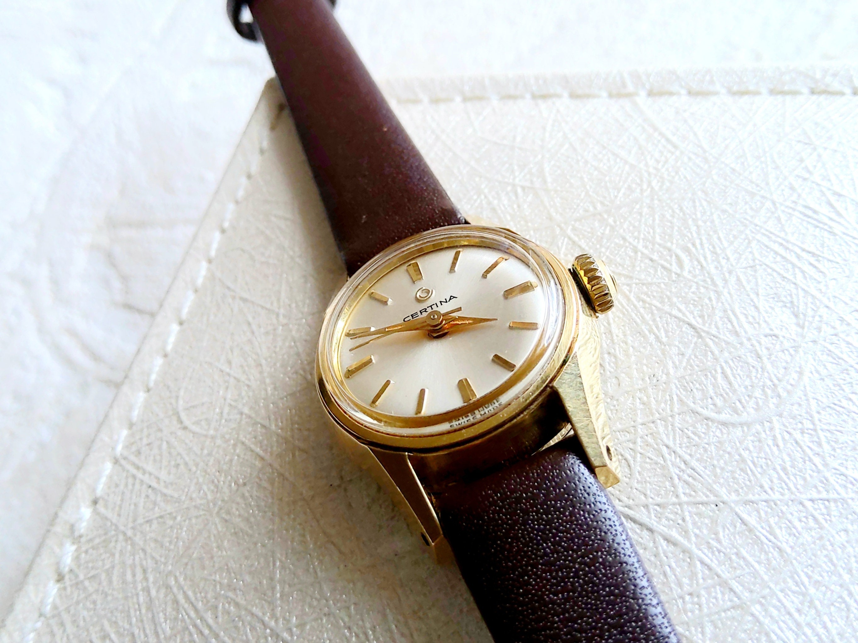 Swiss Vintage Certina Womens Watch, Goldplated Case, 1980's - Etsy