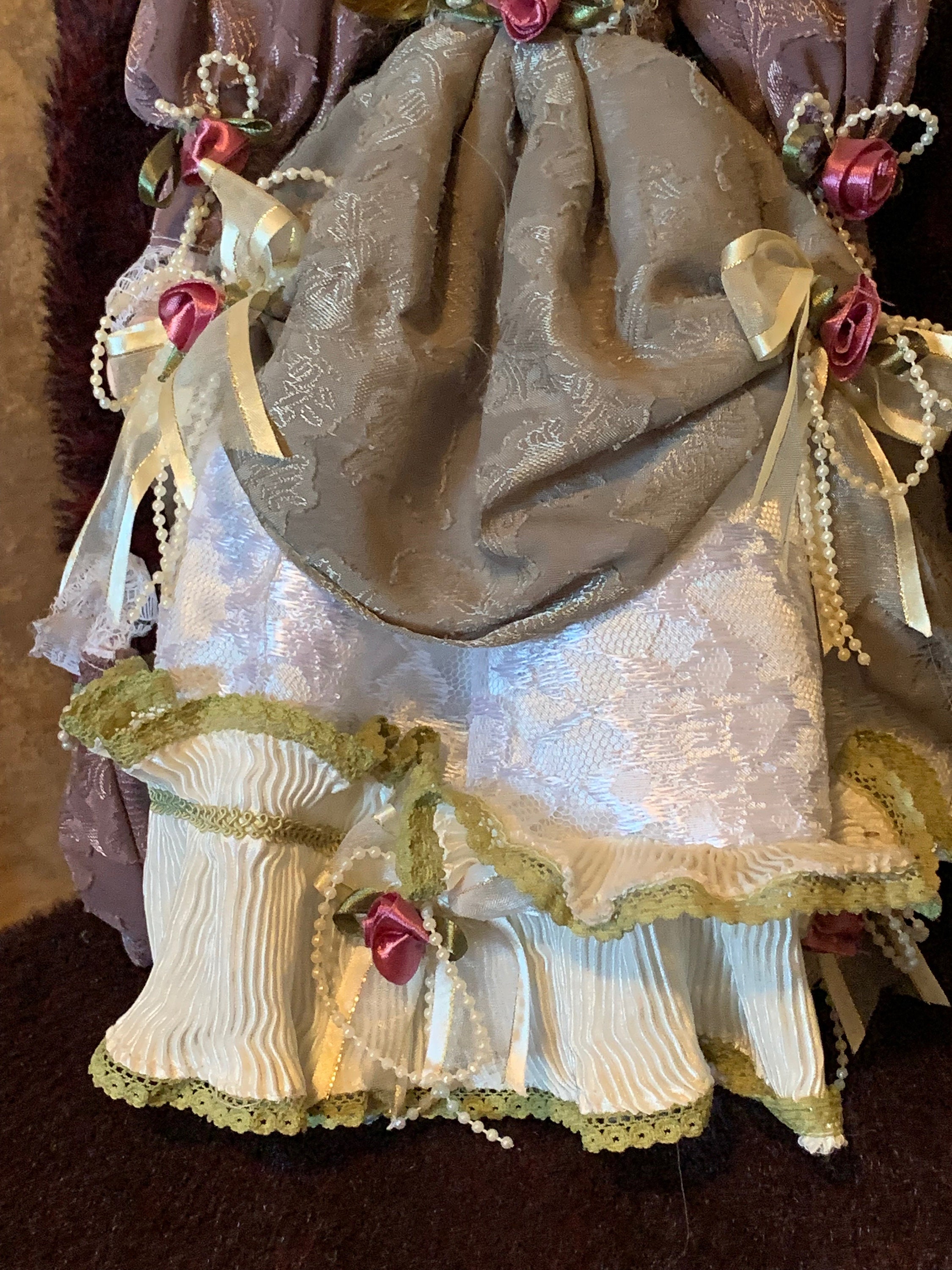 Human Like Vintage, Southern Bell Doll, Over 40 Hears Old, Dress Was ...