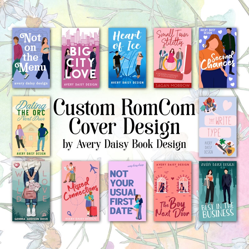 Custom Romcom Book Cover - Etsy