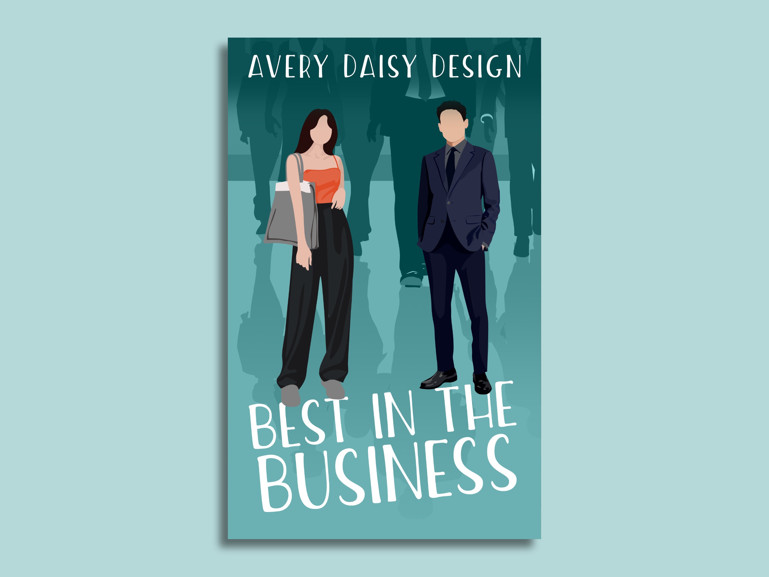 Custom Romcom Book Cover Design, Cute Romantic Comedy Romance Digital ...