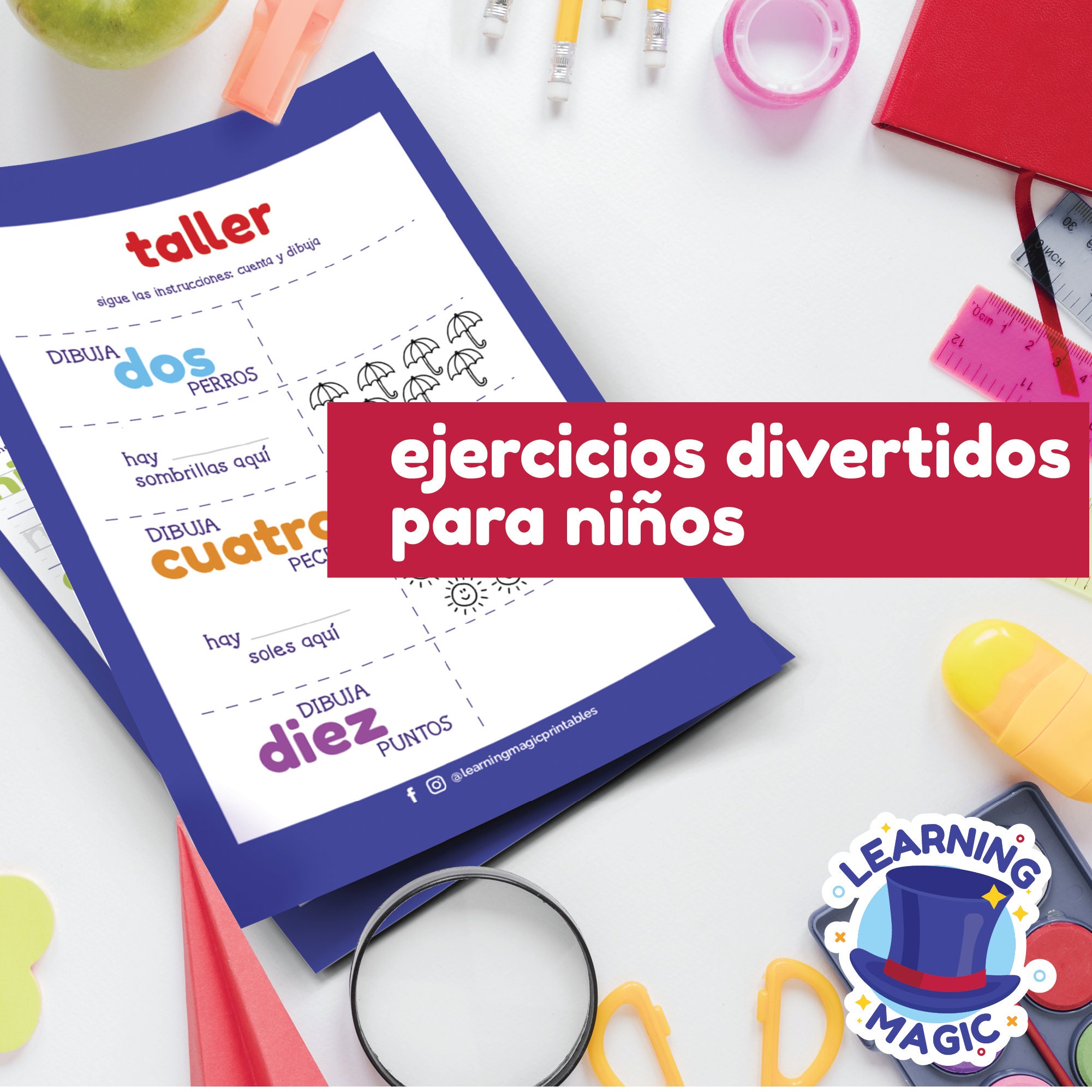 Numbers 1 to 10 • Numeros Del 1 Al 10 • Español • Spanish • Printable ...