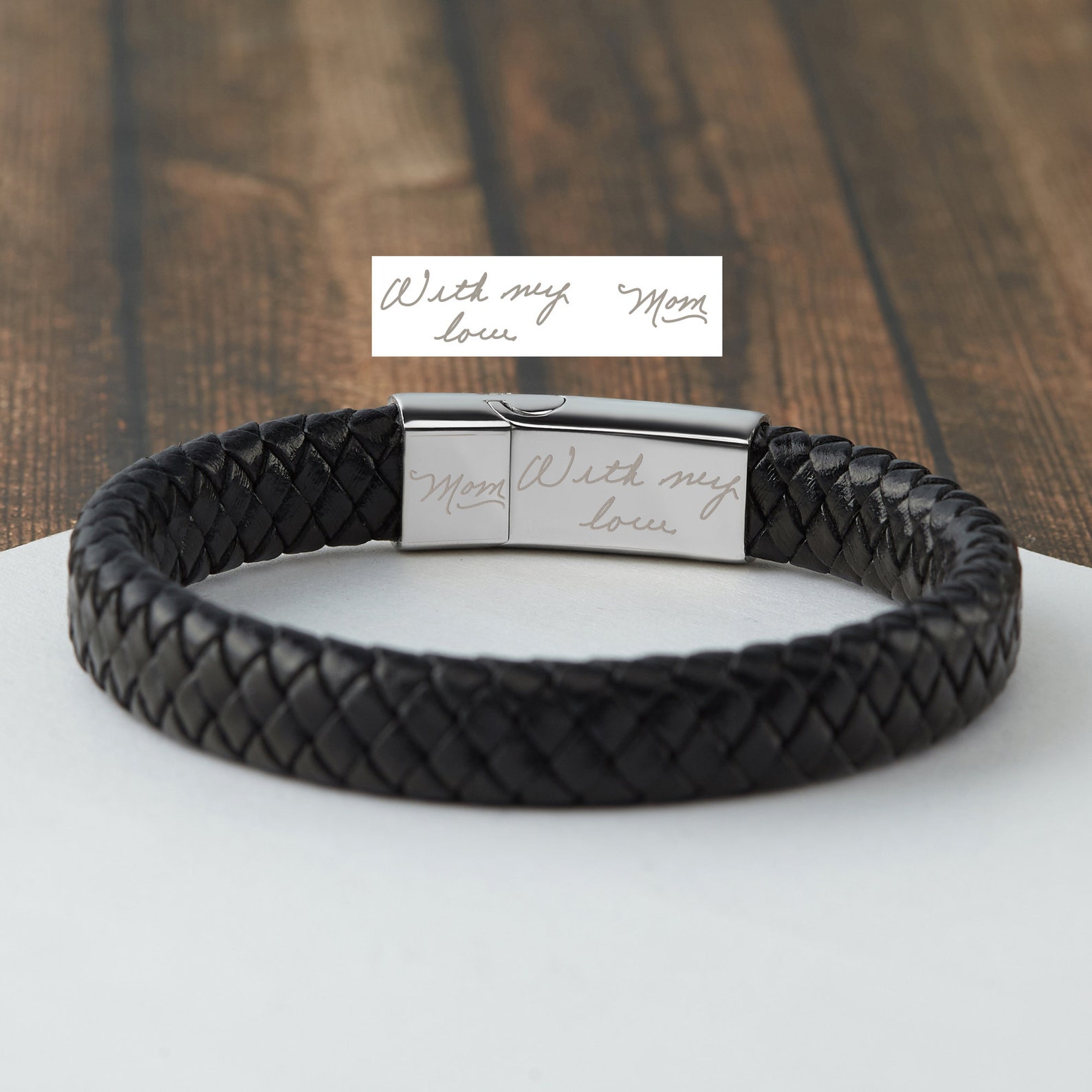 Personalized Bracelet for Men Memorial Bracelet Gift Actual - Etsy