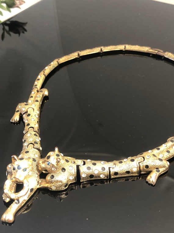 Rare Vintage 80s Double Panther - Gem