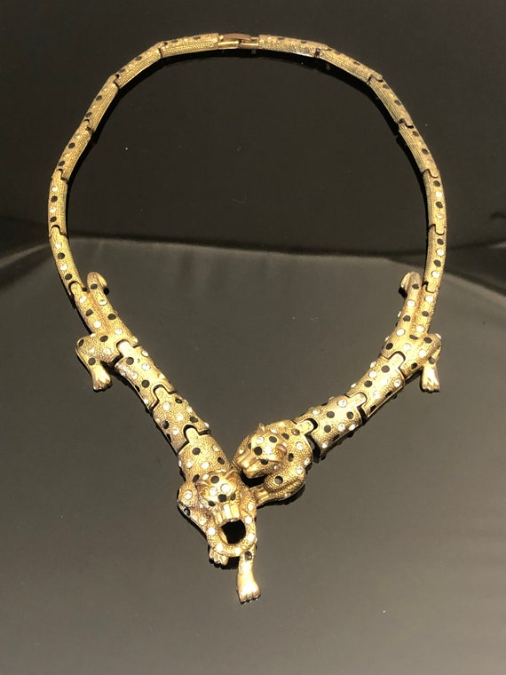 Rare Vintage 80s Double Panther - Gem