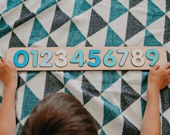 Wooden Montessori Puzzle - Etsy