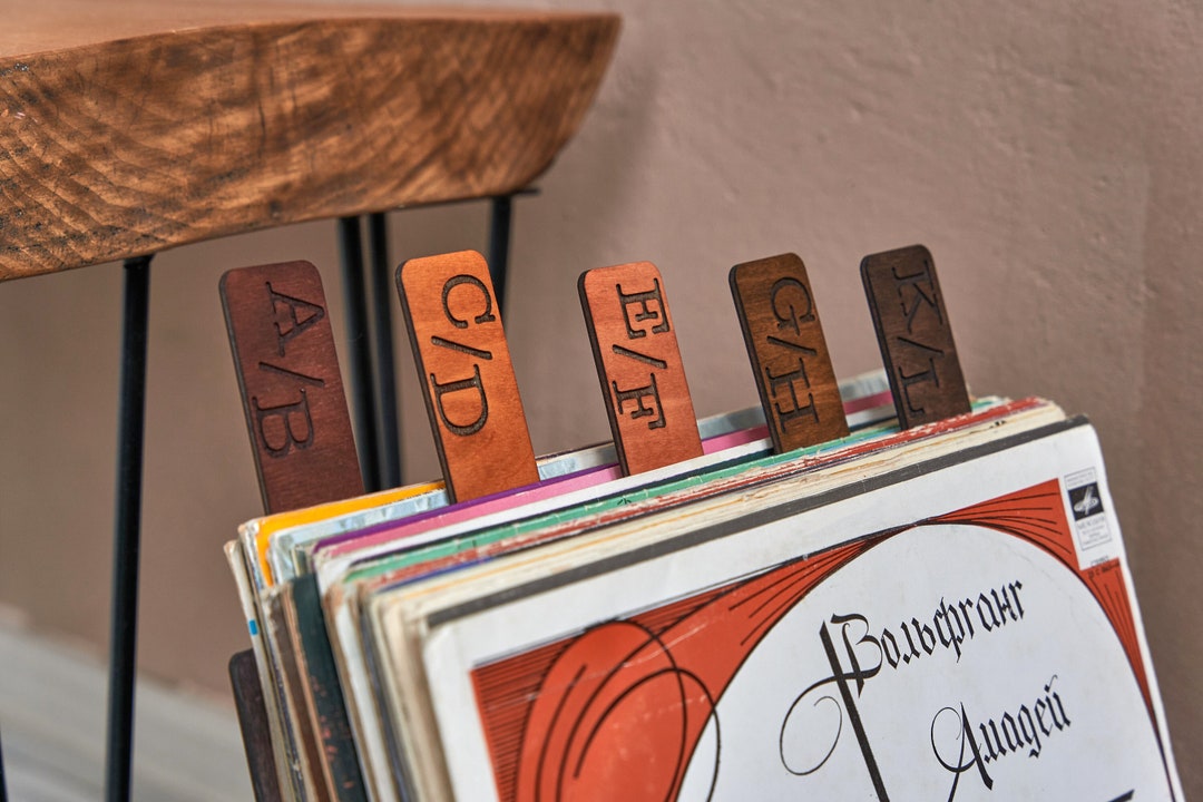 Vinyl Record Divider, Record Album Alphabet Dividers, Vinyl Record ...