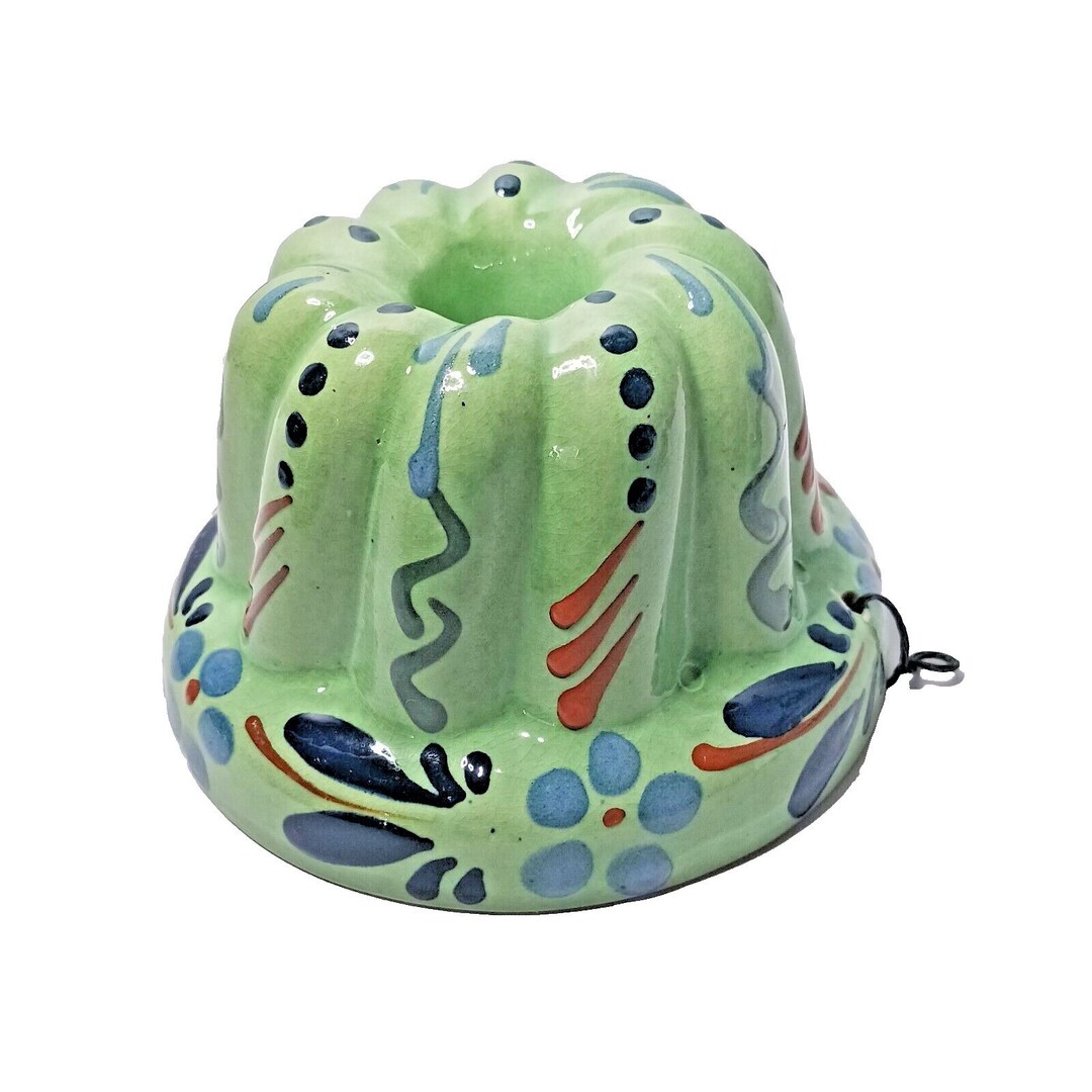 Kugelhopf Alsace Mold Pottery Fluted 4.75 Wall Hanging Decor Hand ...