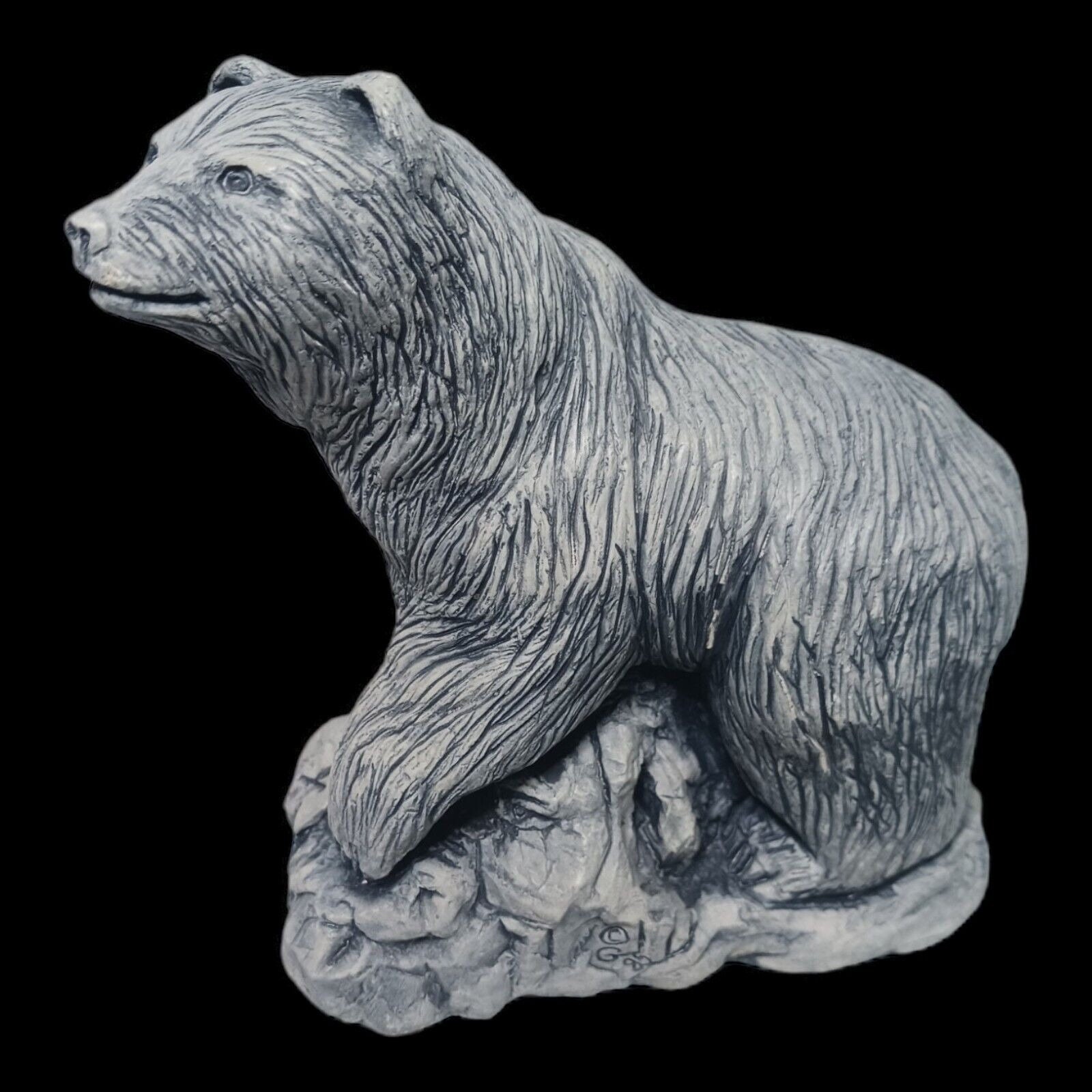 Glacial Ice Age Bear Sculptue Figurine Polar Alaska 1985 Hand - Etsy