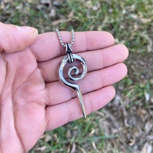 Titanium Viking Rune Necklace Men, Handmade Talisman Necklace ...