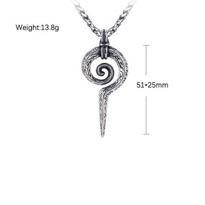 Titanium Viking Rune Necklace Men, Handmade Talisman Necklace ...