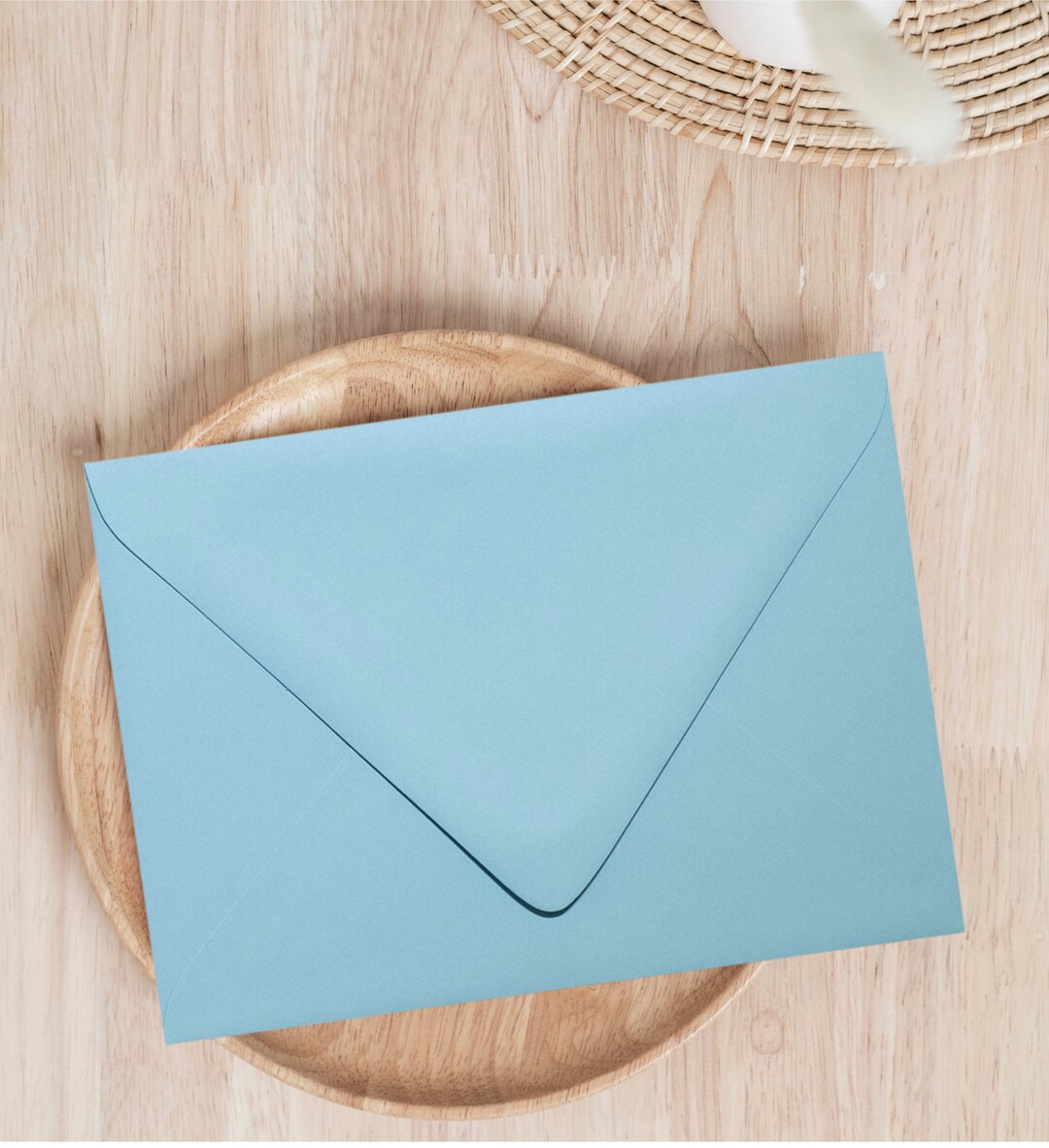 Lessebo Salt Water A7 Envelopes – Pack of 10 | Soft Blue Grey Envelopes ...