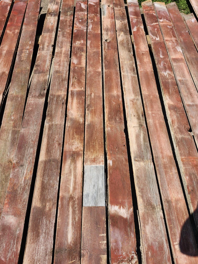 Reclaimed Barnwood 8 Piece Set - 36" Long X 5" Wide - Kiln Dried ...