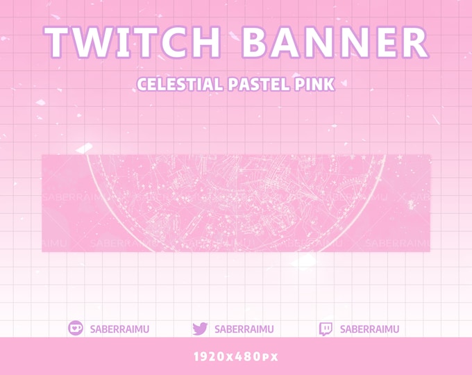 Blue Twitch Banner / Star Twitch Banner / Stream Assets / Streamer ...