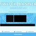 Blue Twitch Banner / Star Twitch Banner / Stream Assets / Streamer ...