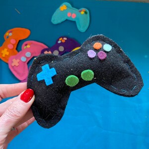 Video Game Controller Felt Material Catnip Cat Toy - Handmade Gifts for ...
